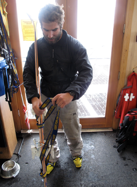 How to Carry Your Skis on a Bootpack