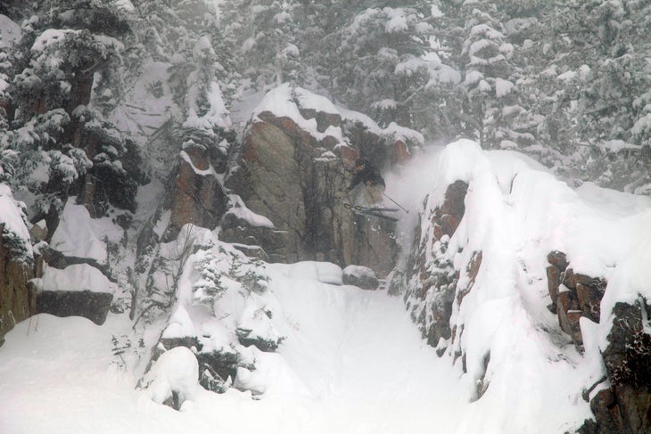 Testing Powder Skis at Snowbird