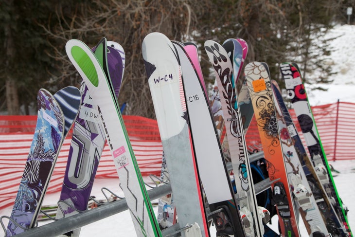 Testing Powder Skis at Snowbird