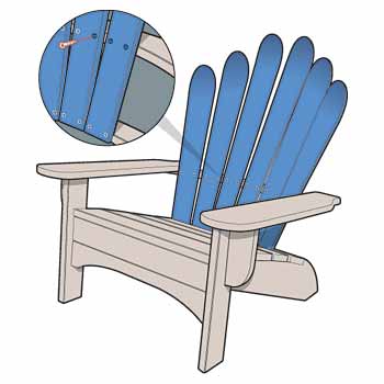 How to Build Your Own Adirondack Ski Chair