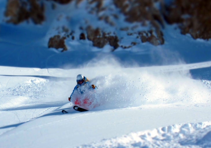 The First Ascent Team Skis in Las Lenas