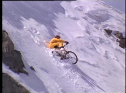 Backcountry Snow Mountain Bike Crash