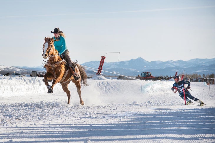 What is Skijouring?
