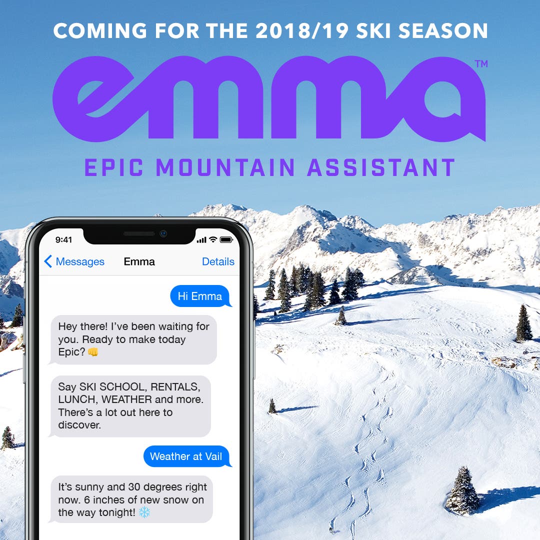 Vail Resorts Introduces Emma, World’s First AI Mountain Assistant