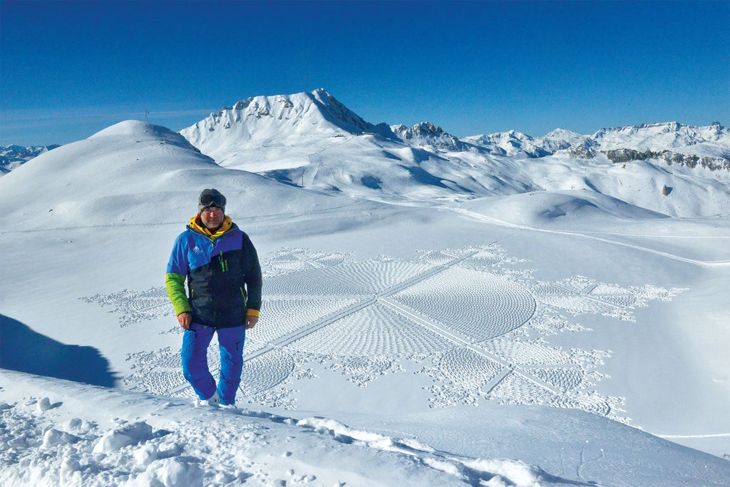 Profile: Snow Artist Simon Beck