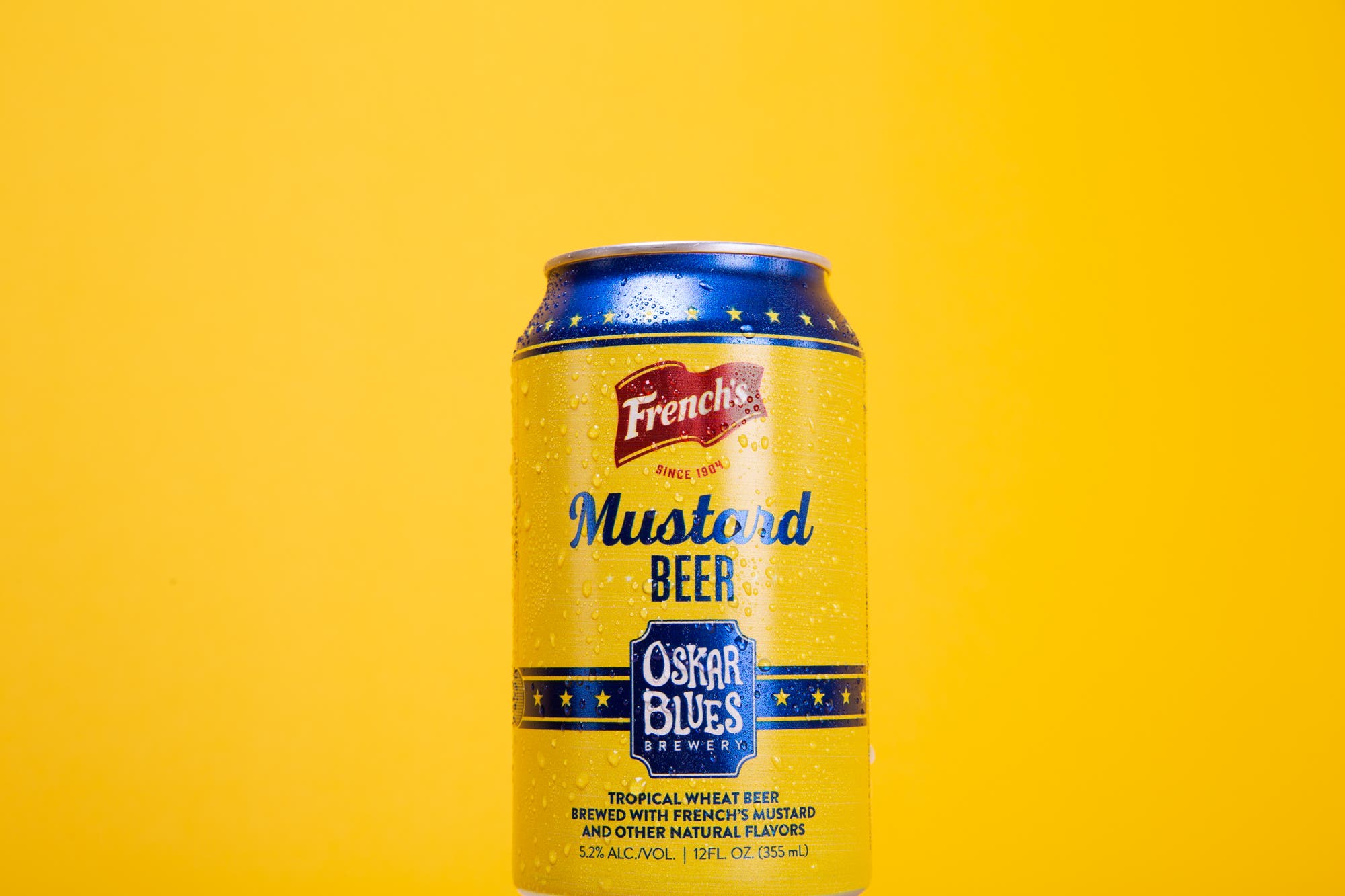 Review of French's Mustard Beer, brewed by Oskar Blues Brewery