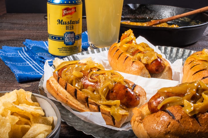 Review of French's Mustard Beer, brewed by Oskar Blues Brewery