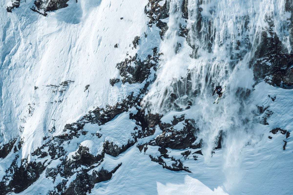 The Ten Biggest Cliff Drops of the 2021 Freeride World Tour | SKI