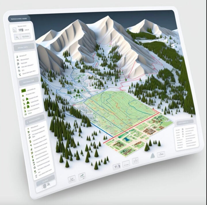 Ski Resort Maps Generated by Midjourney AI | SKI
