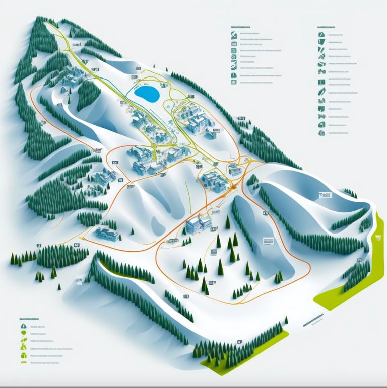 Ski Resort Maps Generated by Midjourney AI | SKI
