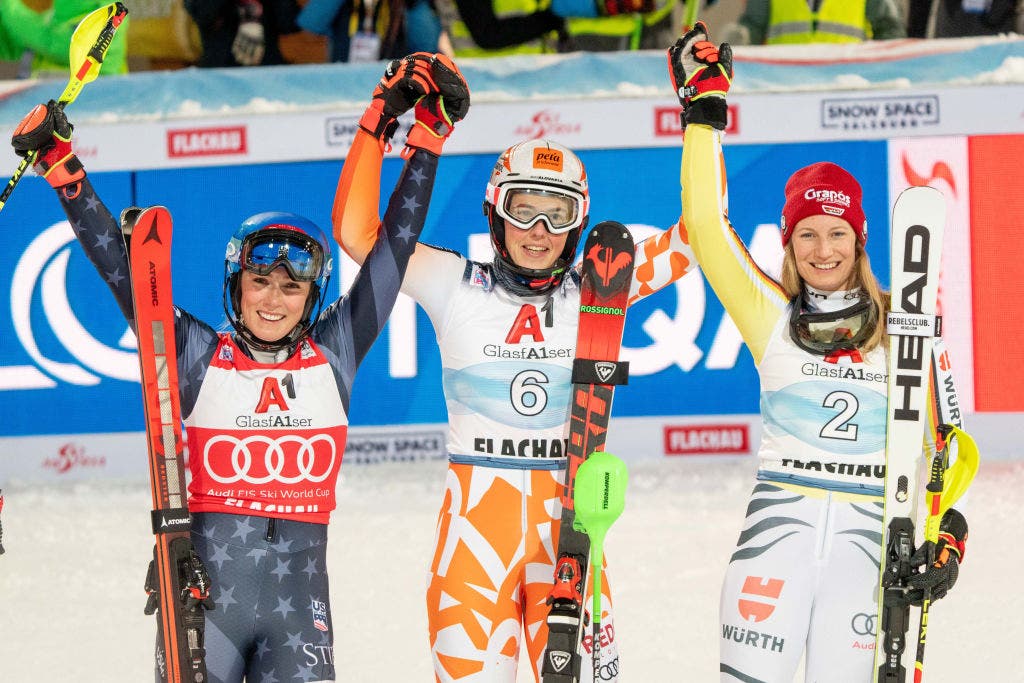 Mikaela Shiffrin Finishes Second in Flachau World Cup Slalom | SKI