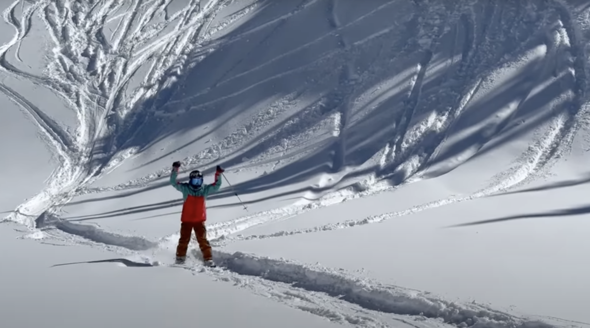11-Year-Old Girl Skier Lands Double Backflip | SKI