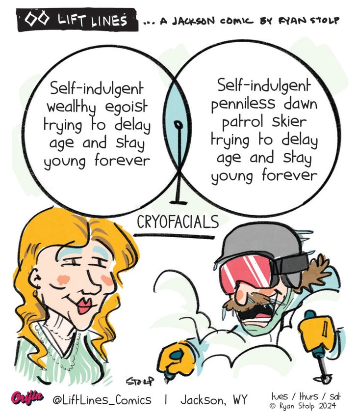 Ryan Stolp Brings Humor to Ski Culture in 'Lift Lines' Comic | SKI