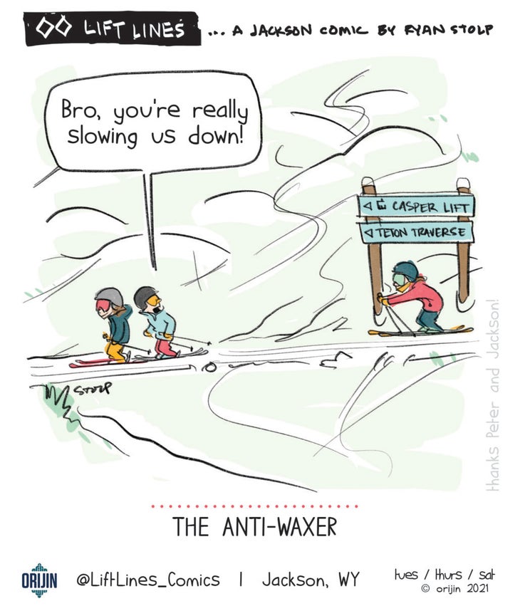 Ryan Stolp Brings Humor to Ski Culture in 'Lift Lines' Comic | SKI