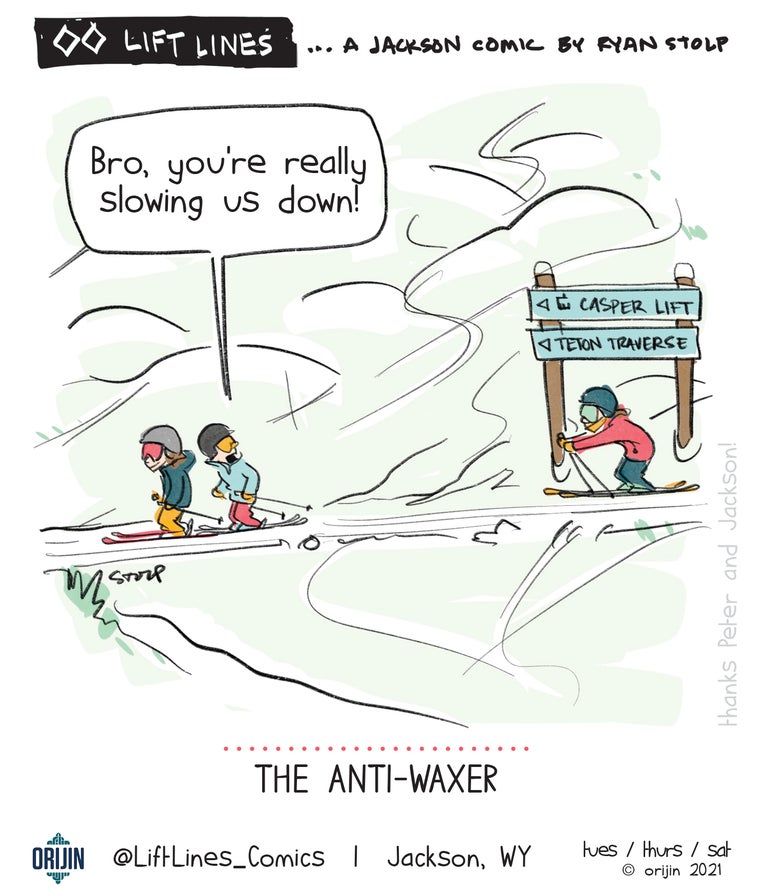 Ryan Stolp Brings Humor to Ski Culture in 'Lift Lines' Comic | SKI